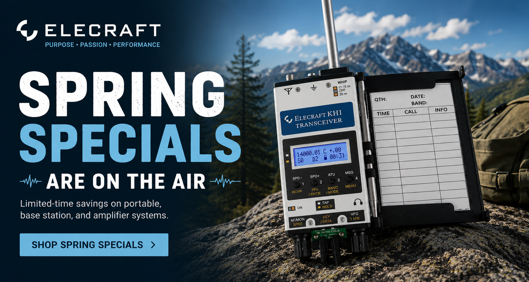 Spring Specials – Elecraft