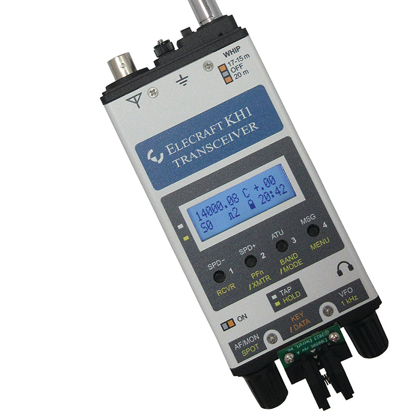 KH1-F_KH1 Hand-Held, 5-Band Transceiver, Factory Assembled – Elecraft