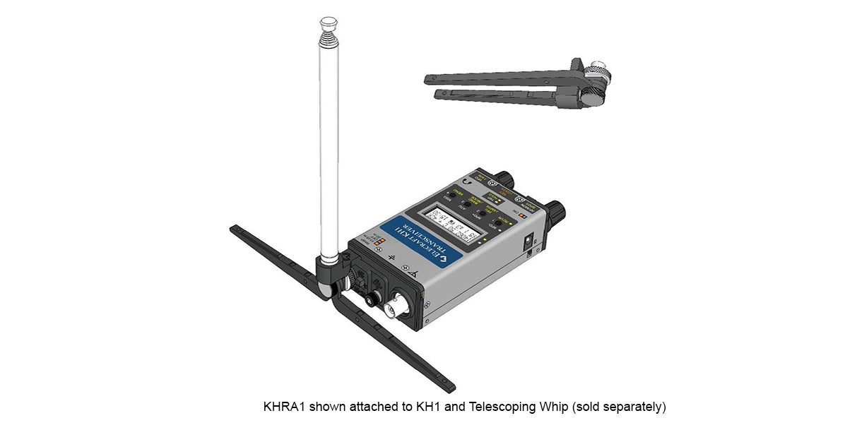KHRA1_Right-Angle Whip Mount for the KH1 – Elecraft