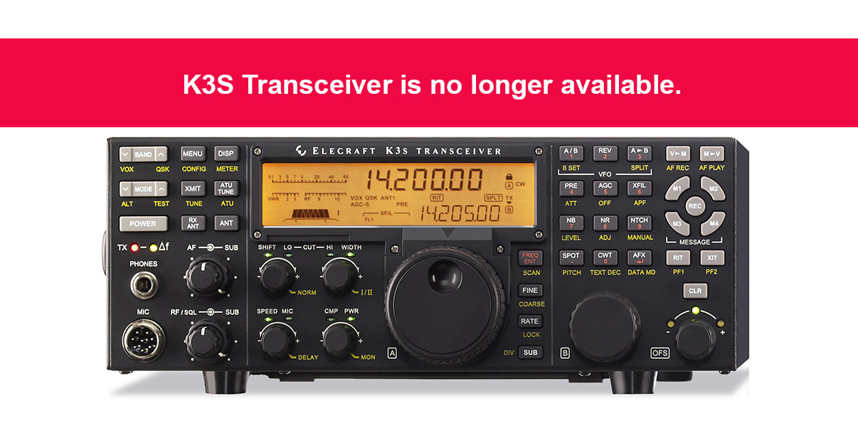 K3S Transceiver – Elecraft